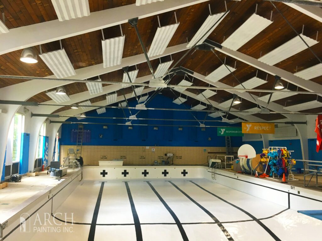 YMCA Community Pool Gets a Refresh - Arch Painting